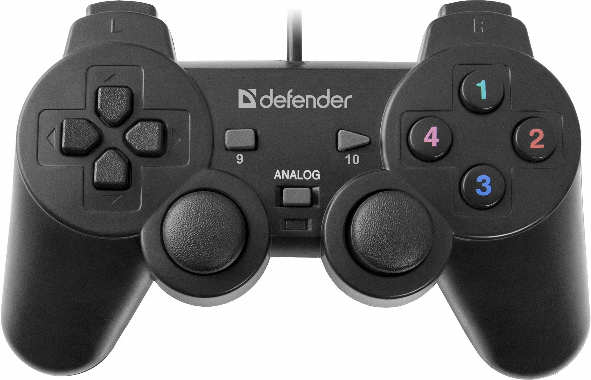 Геймпад проводной Defender Omega USB, 12 кнопок, 2 стика