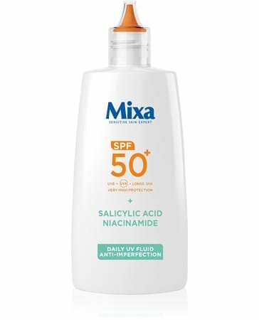 Солнцезащитное средство Mixa Daily UV Fluid, флюид, 40 мл
