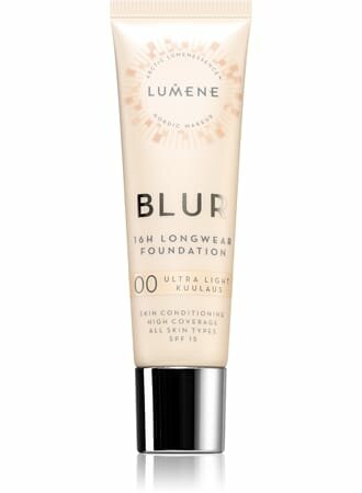 Тональный крем Lumene Blur 16h Longwear, оттенок 00 ультра светлый (теплый), 30 мл