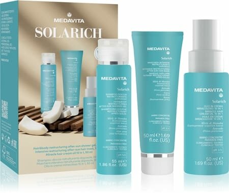 Средство солнцезащитное Medavita Solarich Travel Set, 3 шт
