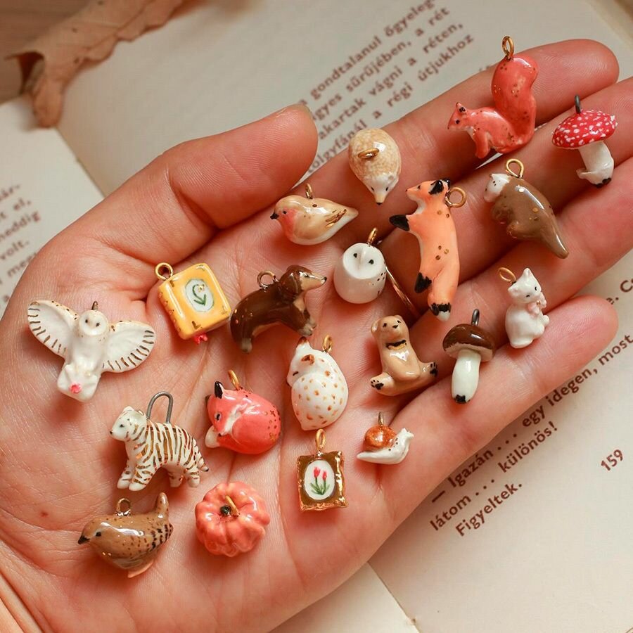 Кулончик Птичка Handmade Ретро — фото 1