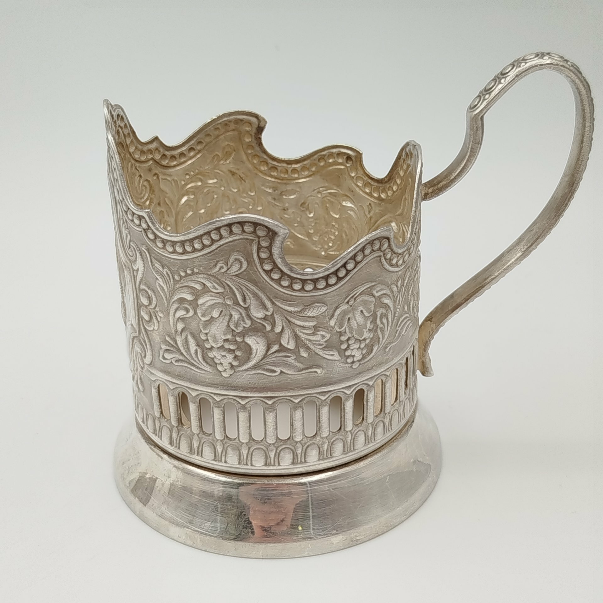 Подстаканник "Советский космос", мНЦ (медь-никель-цинк)