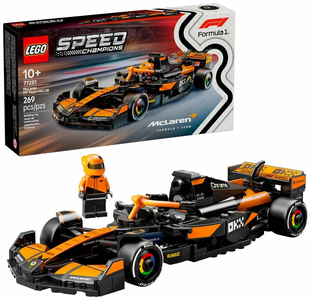 Конструктор Lego Speed Champions McLaren F1 Team MCL38 (77251)