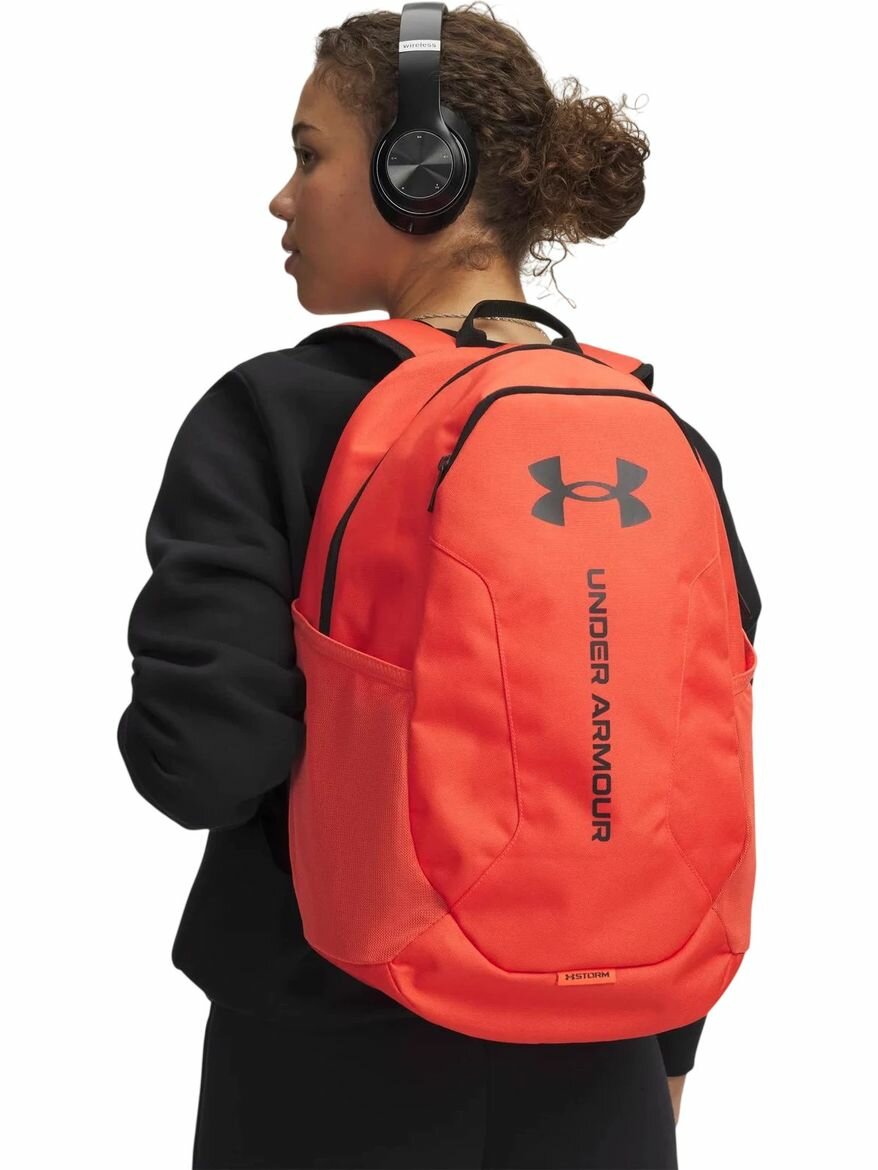 Рюкзак Under Armour UA Hustle Lite Backpack красный Повседневный 6000399-690