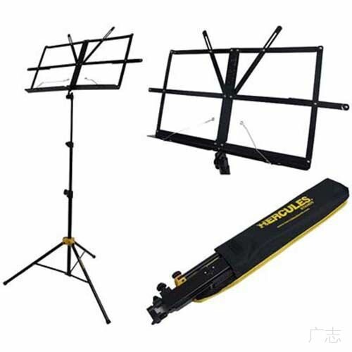 Складной пюпитр HERCULES BS050B, 53120 см, качественный, с чехлом, вес 1,28 кг