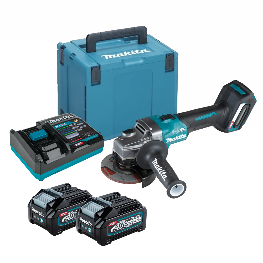 Аккумуляторная угловая шлифмашина Makita XGT GA004GM201