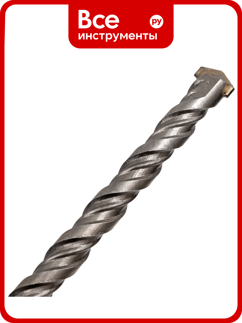 Бур по бетону SDS-plus 14x800 мм HEADROCK 402-010-14800, двойной резец для бетона и кирпича, хвостовик