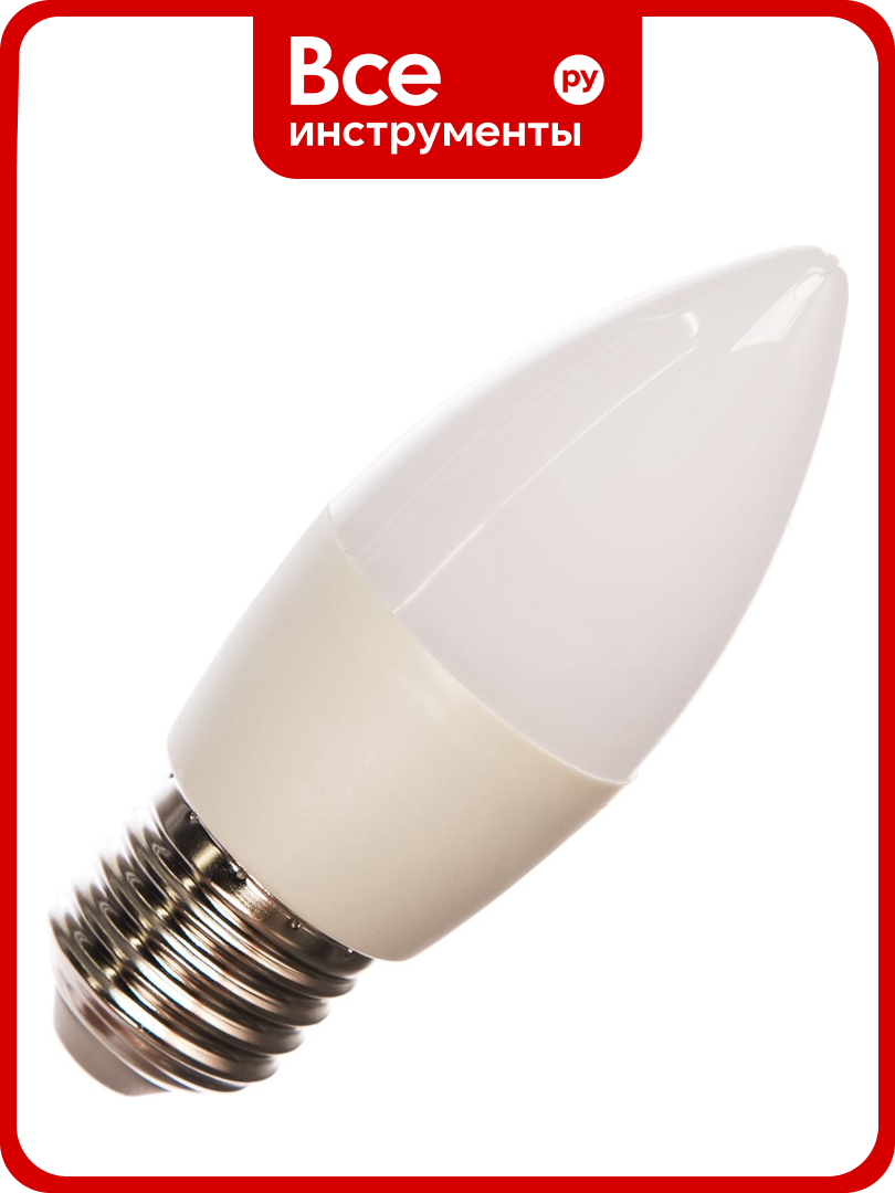 Светодиодная лампа IONICH декоративное освещение свеча ILED-SMD2835-C37-6-540-230-4-E27 0162 1532