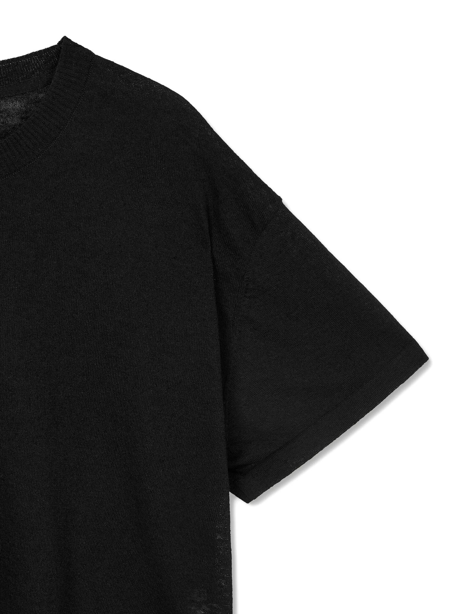 Футболка STUDIO TOMBOY Basic short-sleeved T-shirt, размер OneSize, черный — фото 1