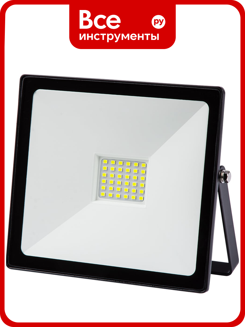 Светодиодный прожектор TDM ELECTRIC СДО-04-050Н-З зелёный свет 50 Вт, IP65, черный, Народный SQ0336-0227