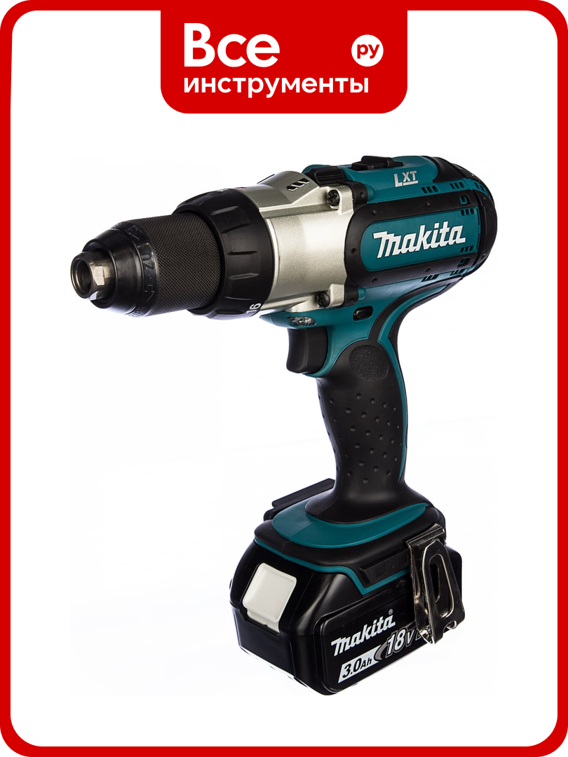Аккумуляторная дрель-шуруповерт Makita DDF451RFE
