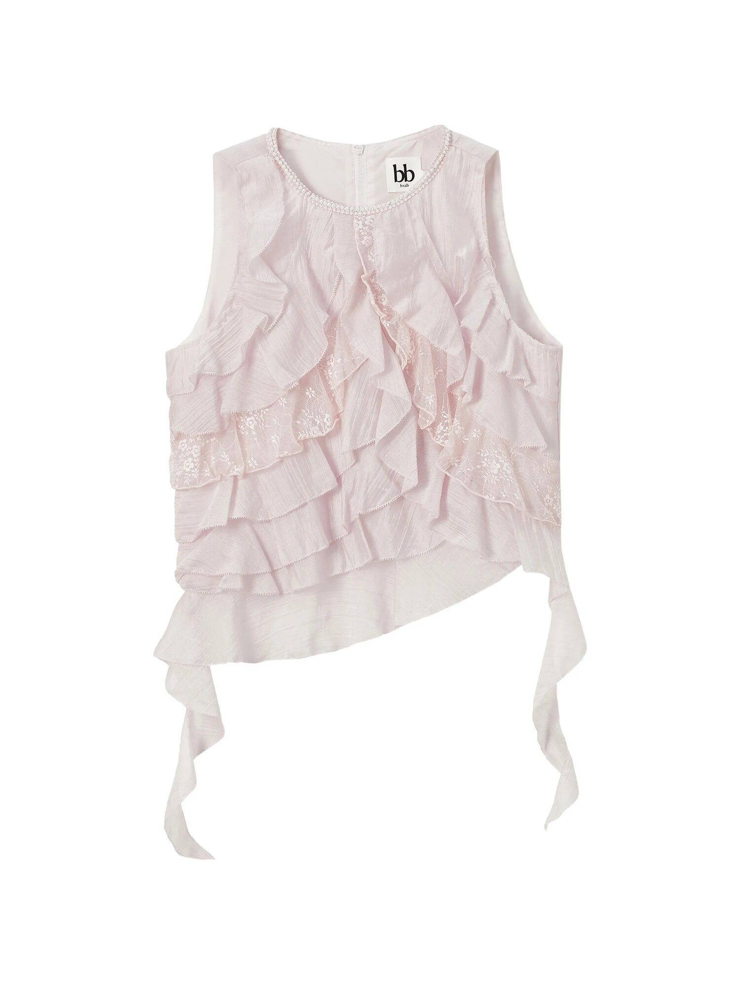 Блуза Ruffled lace-panel blouse