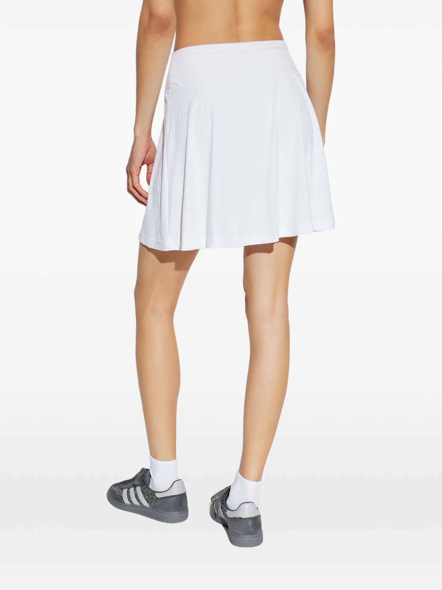 Юбка adidas Perforated-detail mini skort, размер S, white — фото 1