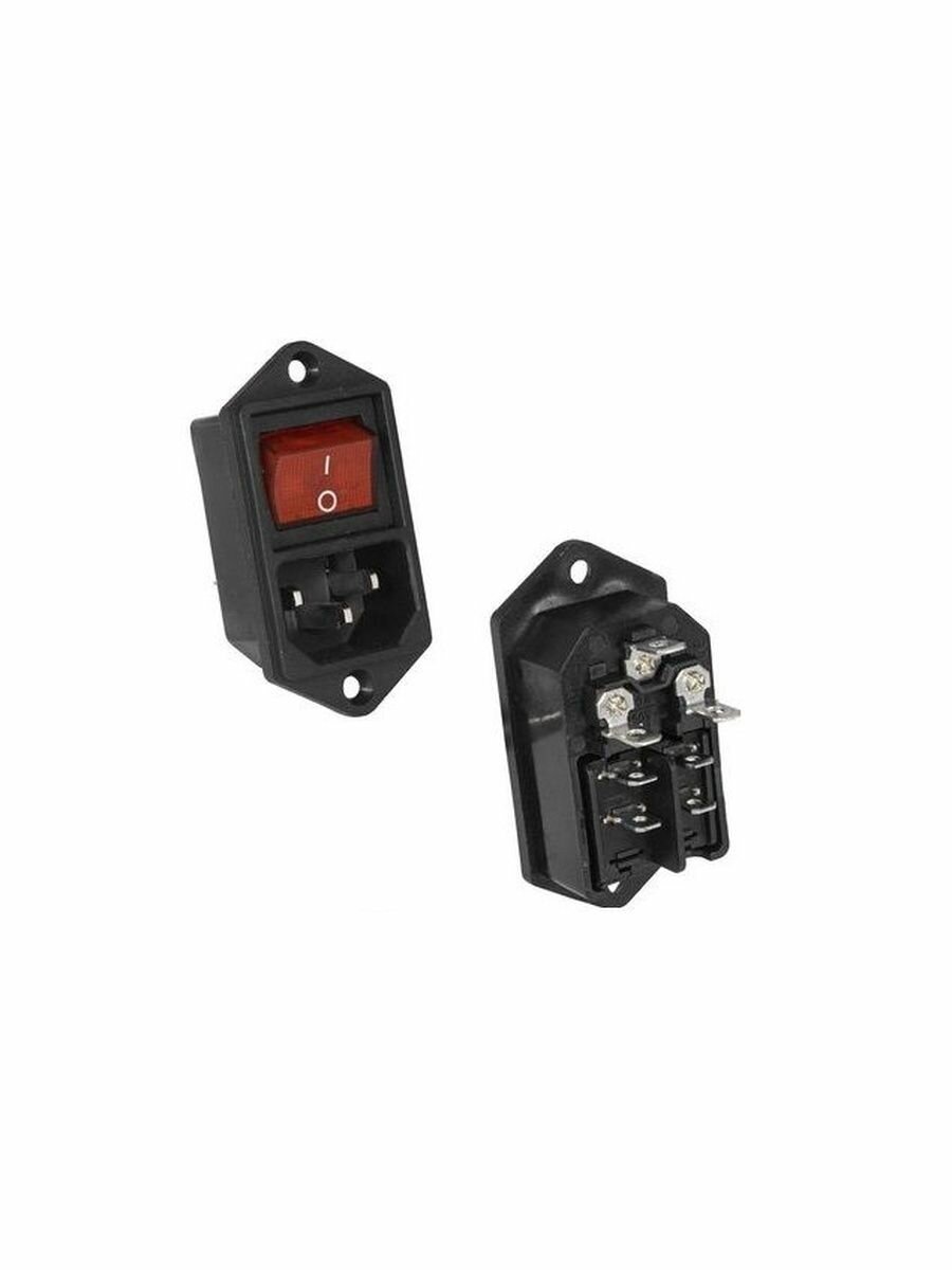 Разъем AC-046 250 В 15 А с переключателем типа С