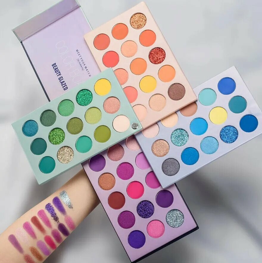 Тени для век Beauty Glazed Многофункциональная палитра сценического макияжа