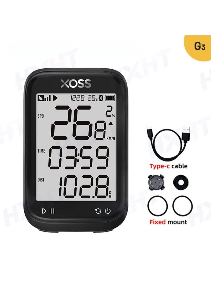 XOSS G3 GPS Велокомпьютер: G Plus Беспроводной Спидометр IP67 Водозащищенный
