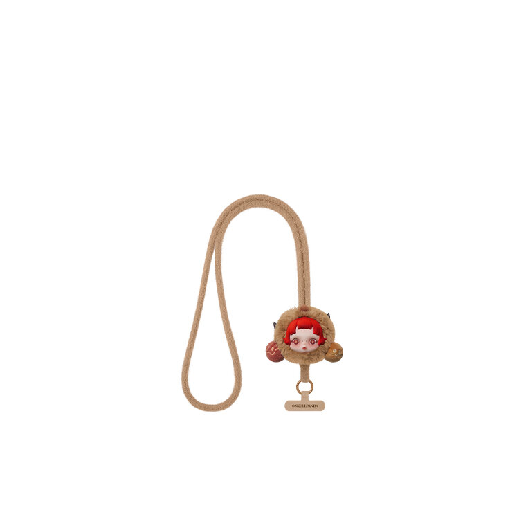 POP MART Skullpanda Insomnia Theater Lanyard для телефона унисекс, Confirmed-Peanuts Practical Joke (Open)