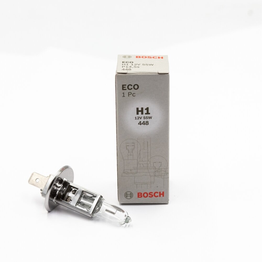 Лампа 12V H1 55W P14,5s BOSCH ECO 1 шт. картон 1 987 302 801