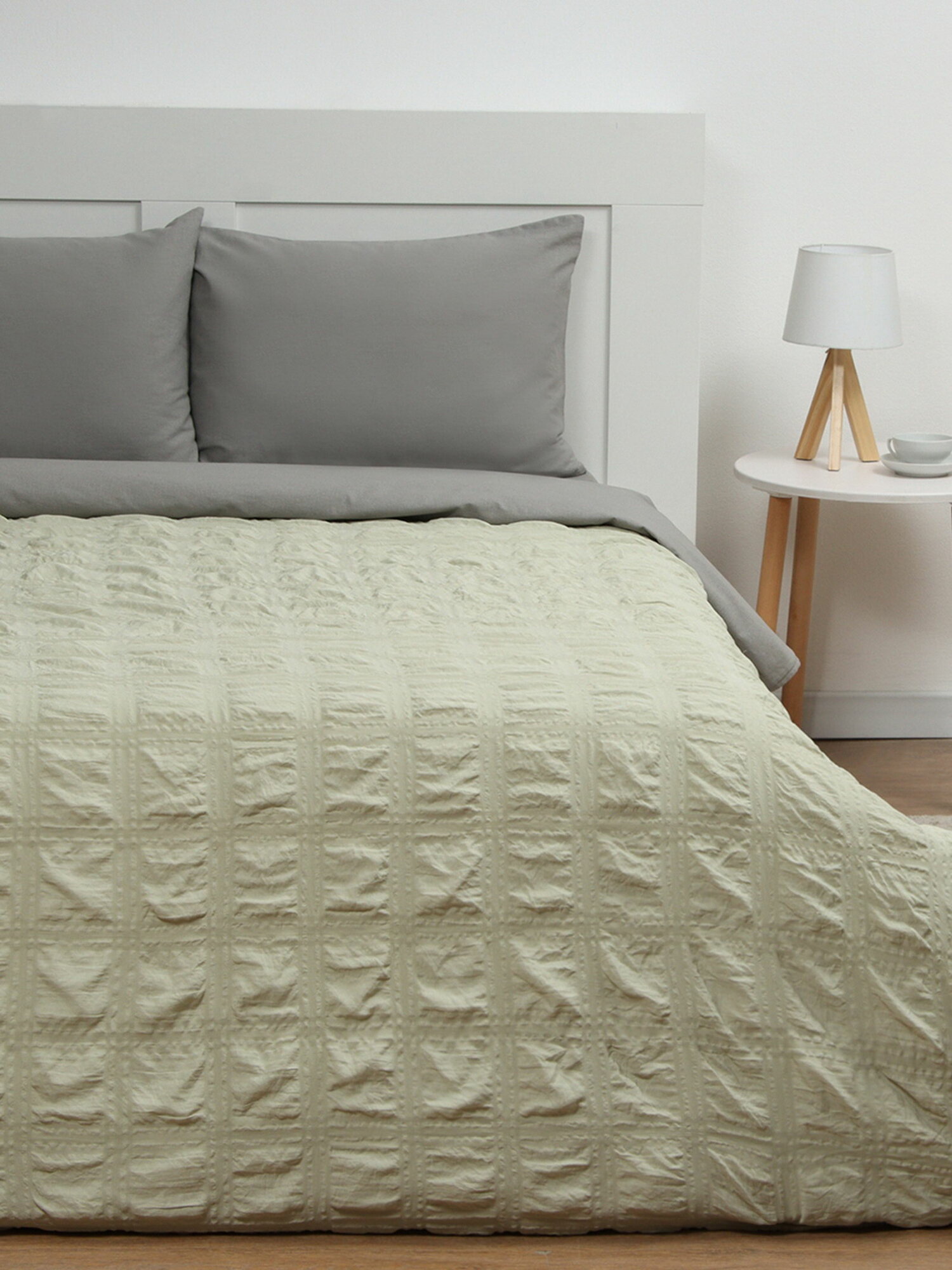 Покрывало 1.5-спальное Texture: green, 150x220+-5 см, микрофайбер