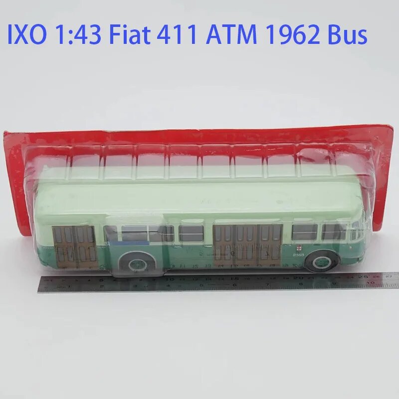 WELLY IXO 1:43 Fiat 411 ATM 1962 автобус металлическая модель