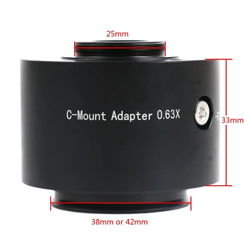 Адаптер C-Mount 0.63X для микроскопа