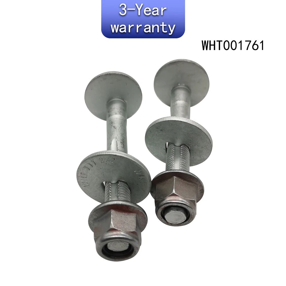 2 шт. эксцентриковых болтов задней оси для VW Eos Golf Scirocco Sharan Tiguan T-Roc Audi Q2 Q3 A3 S3 RSQ3 Q4 AQ3SB Skoda Kodiaq WHT001761