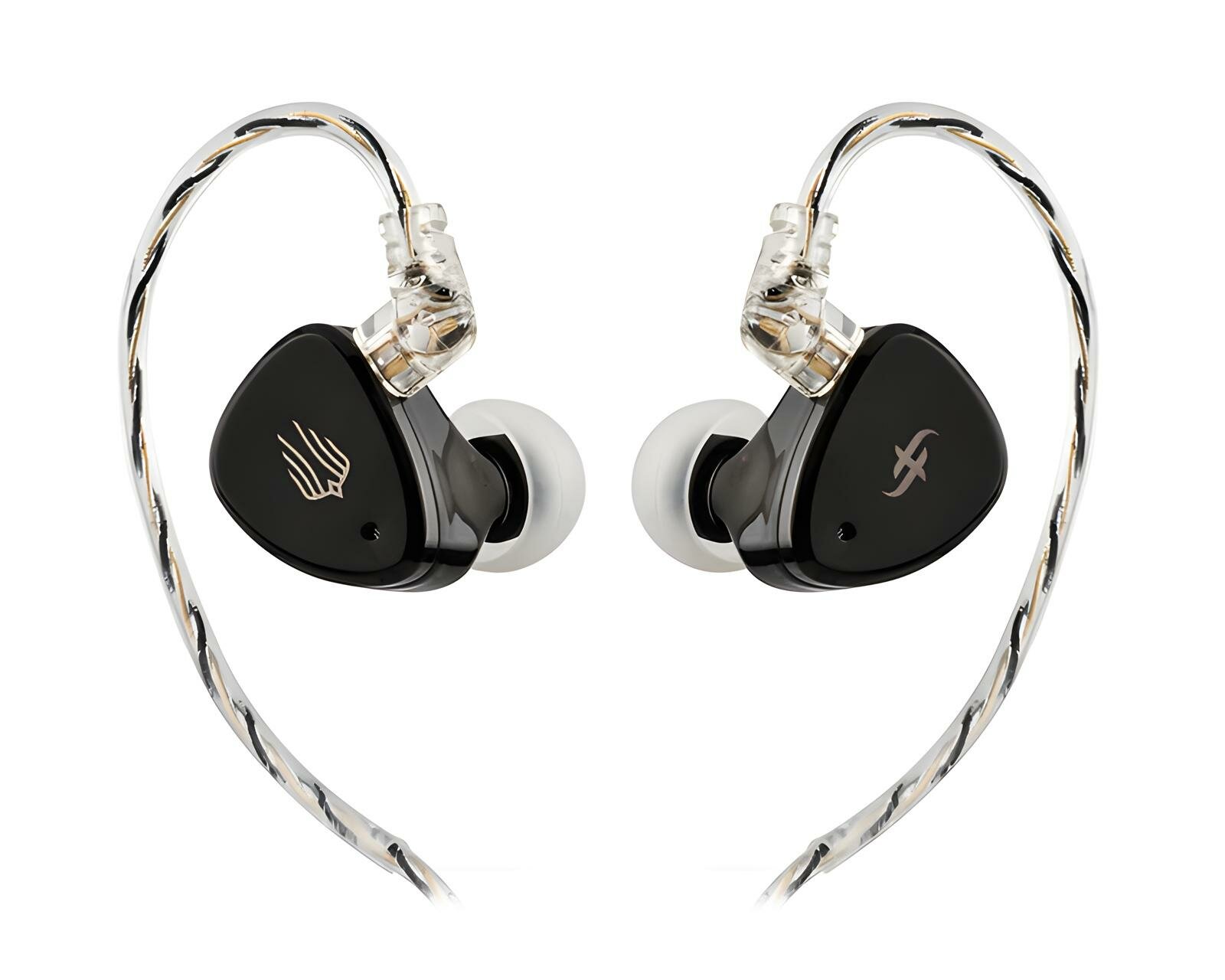 SIMGOT EM6L проводные гибридные Hi-Fi наушники с 2DD+4BA，черное