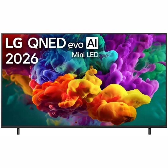 Телевизор LG 75QNED85B6C. ARUG, VRR 144Hz, QNED, 4K Ultra HD, черный