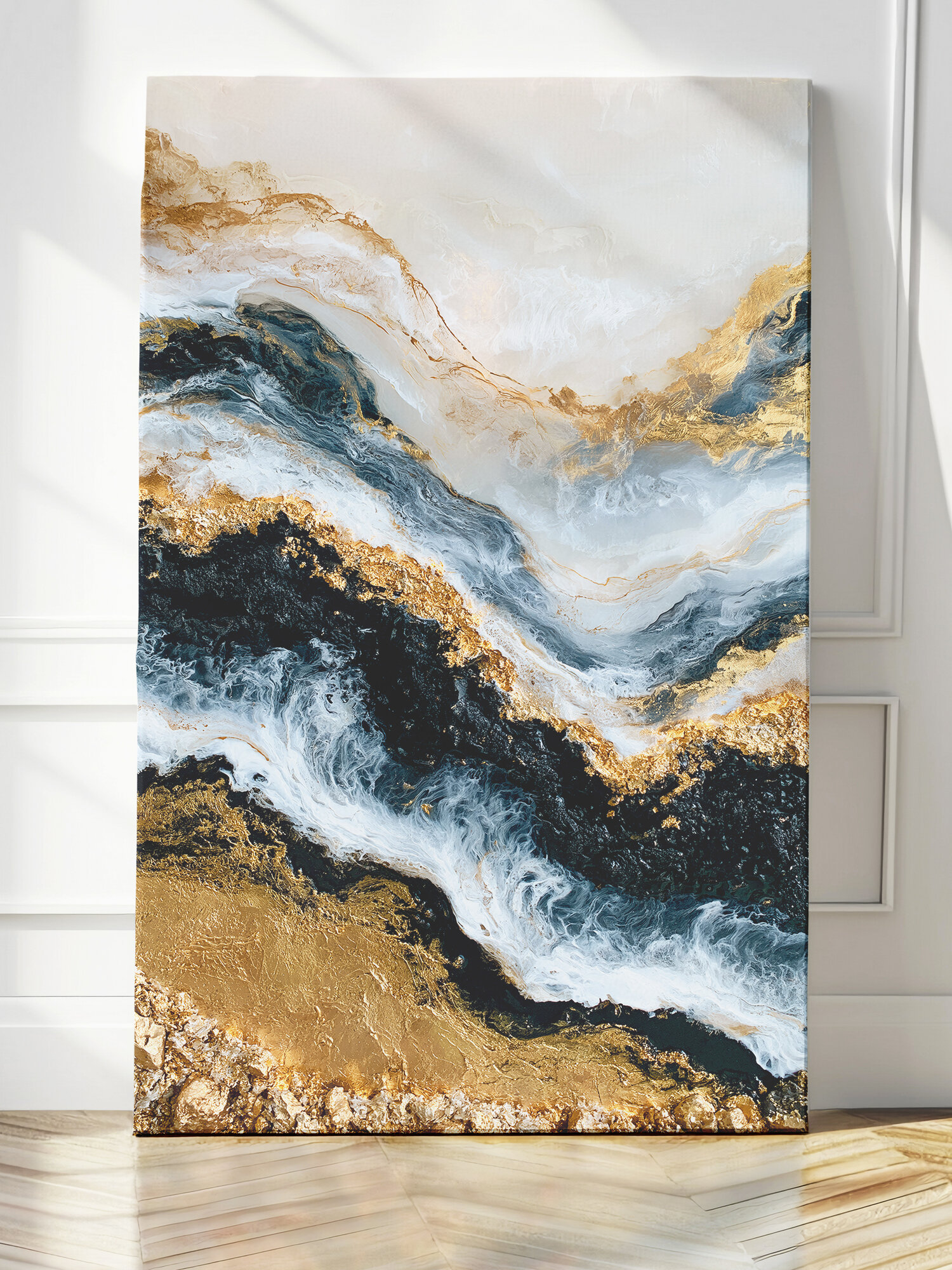 Большая картина Postermarket "Мрамор Абстракция" на холсте, 70x110 см