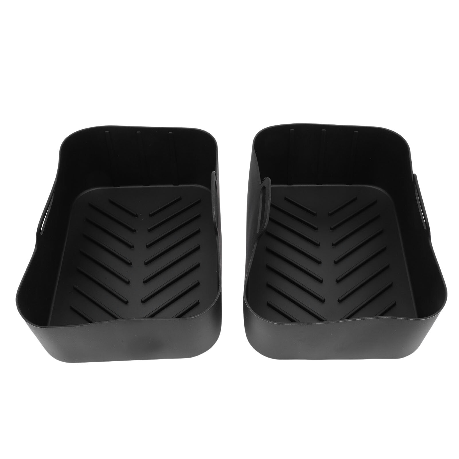 2 силиконовых вкладыша для фритюрницы Foodi Max Dual Zone AF400EU AF300EU 9.5L, прямоугольные, многоразовые корзины для фритюрницы.