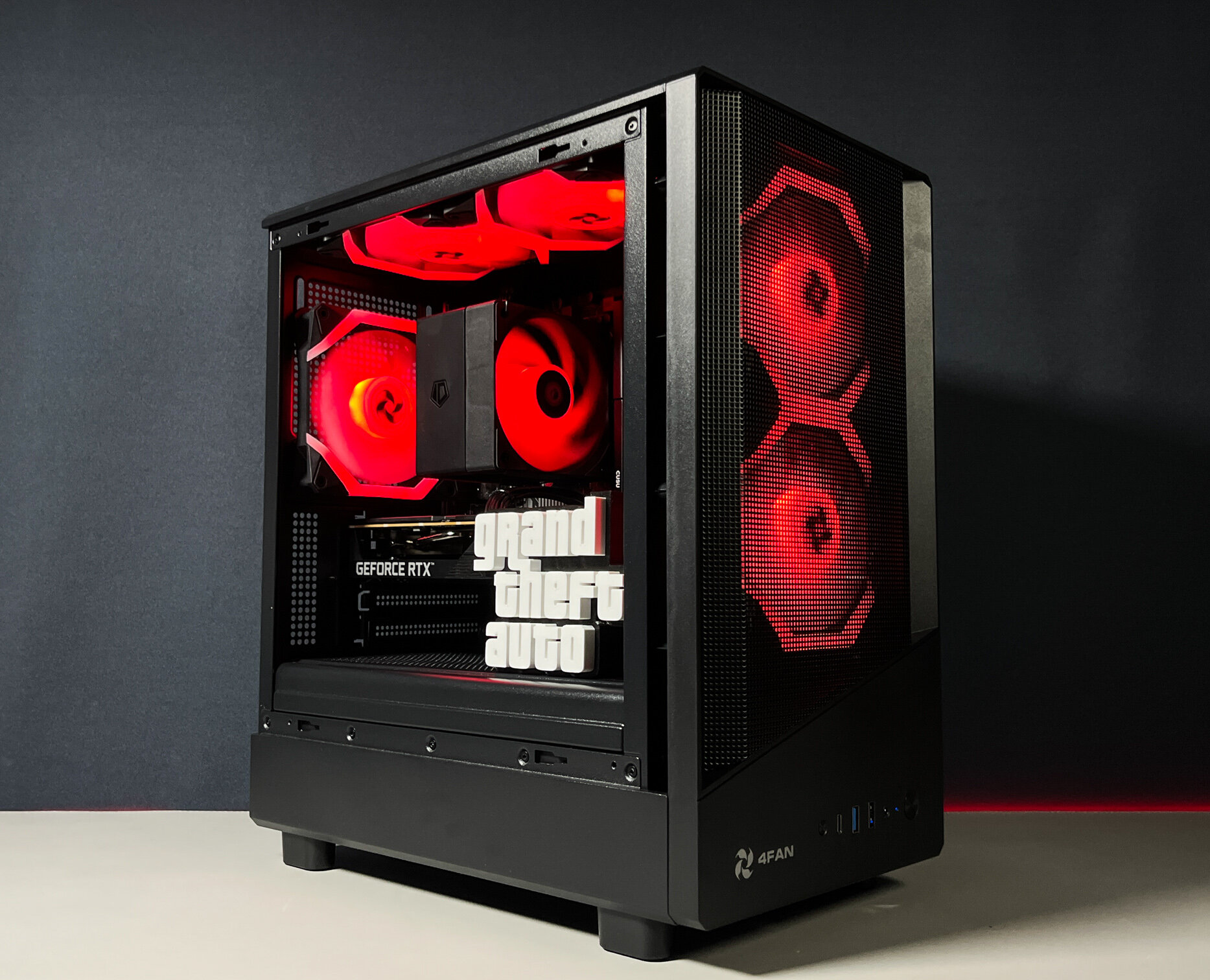 Игровой Компьютер AMD Ryzen 5 5500 6/12*3.60-4.20GHz/RTX5050-8Gb/16Gb/SSD512Gb/550W