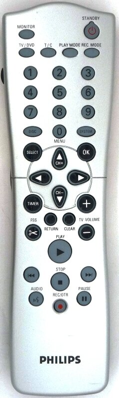 Пульт Philips RC25115/01 DVD REC org