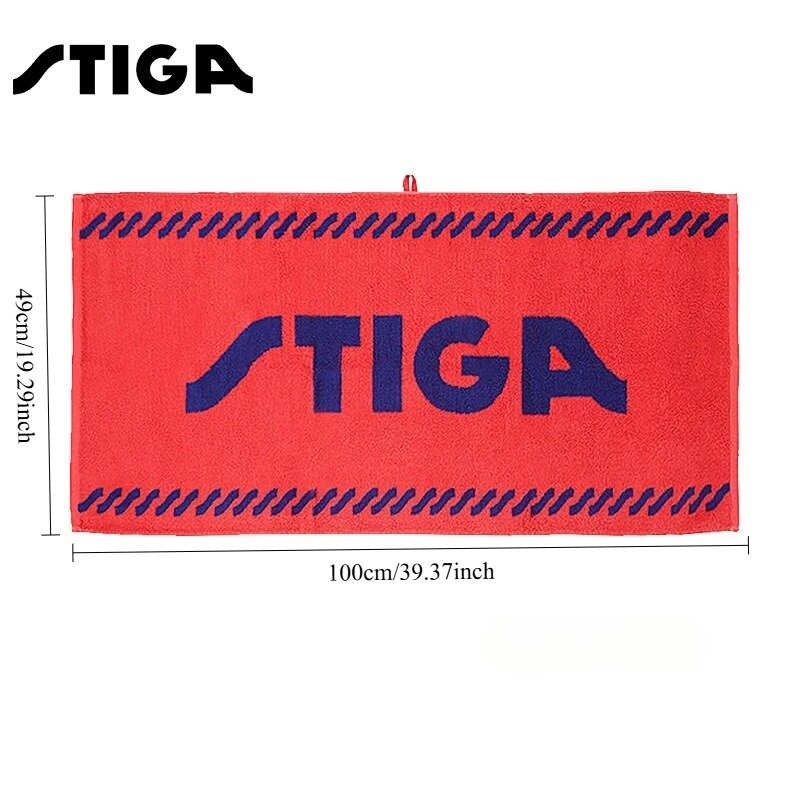 Полотенце для настольного тенниса Stiga Sports из хлопка CP6391 red