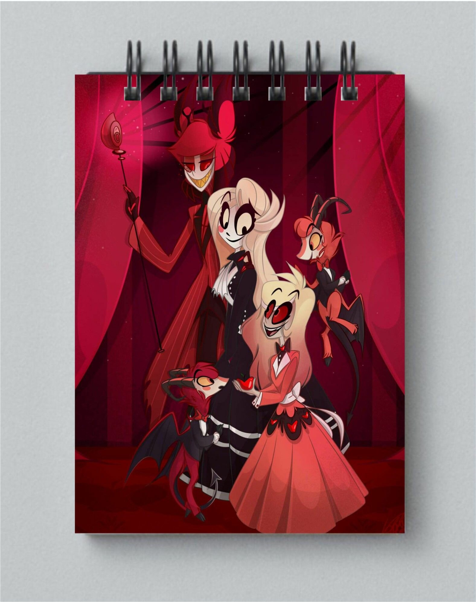 Блокнот формата А6 "Отель Хазбин" , Hazbin Hotel