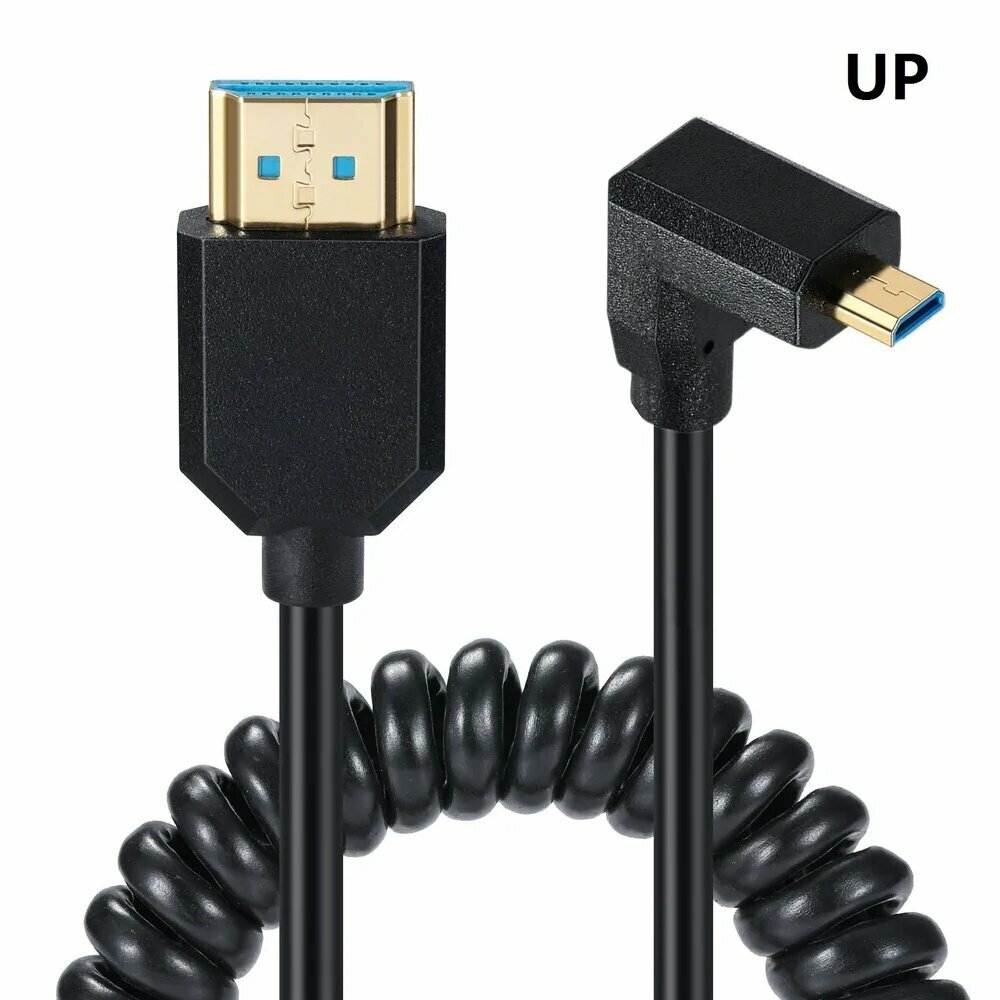 PENGQIAO Аудиокабель HDMI/Micro-HDMI тип D, 1.2 м, черный матовый