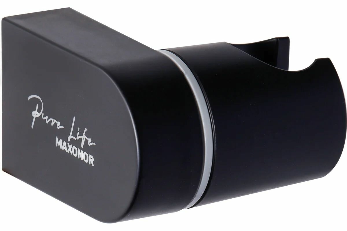 Держатель для лейки душа Maxonor PURE LIFE PL90-7 Чёрный матовый