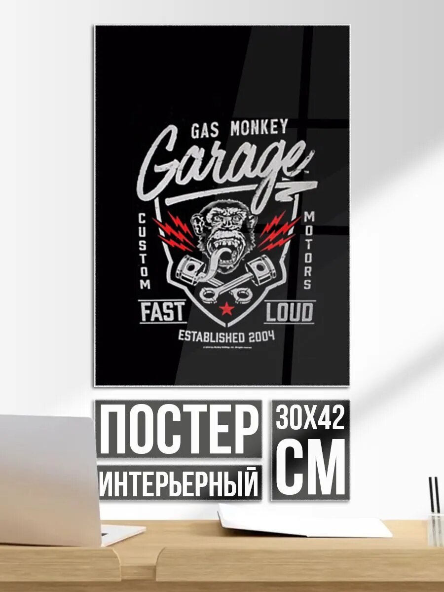 Постер на стену Gas Monkey Garage