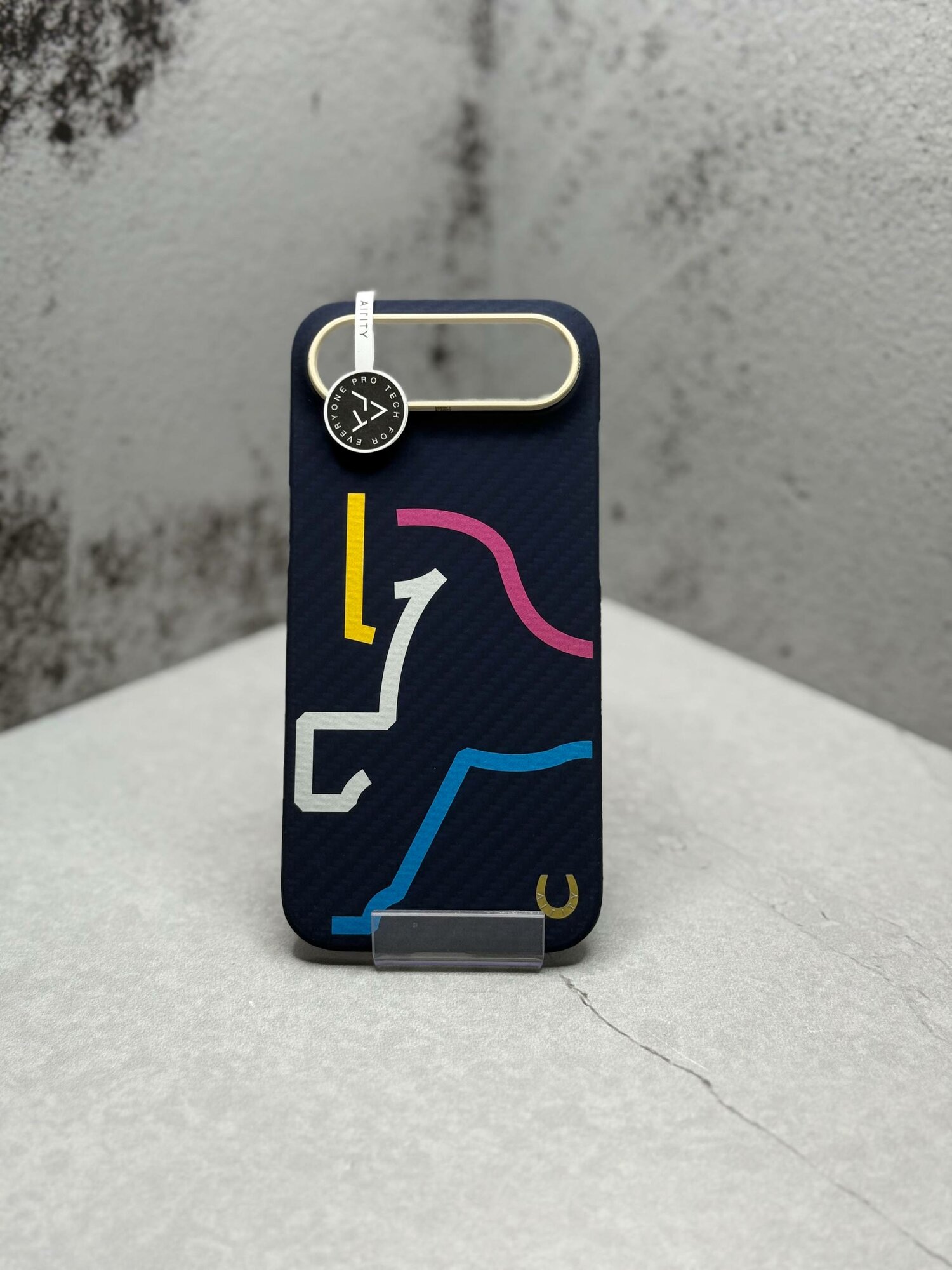 Чехол Airity Horse Aramid Fiber Case для iPhone 17 Air Blue, синий