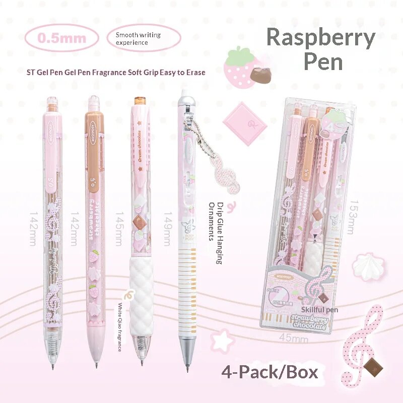 Набор ручек RosyPosy Berry Melody 4pcs Strawberry Set