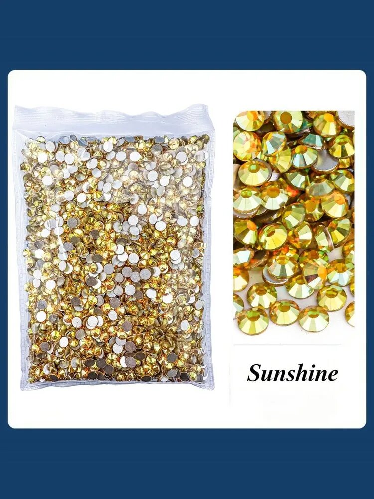 14400 штук Sunshine SS3 Silver Base большие упаковки оптом высококачественные холодные стразы