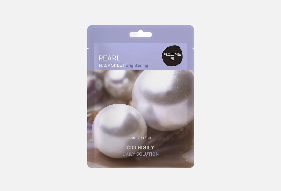 CONSLY Daily Solution Pearl Тканевая маска для лица 1шт