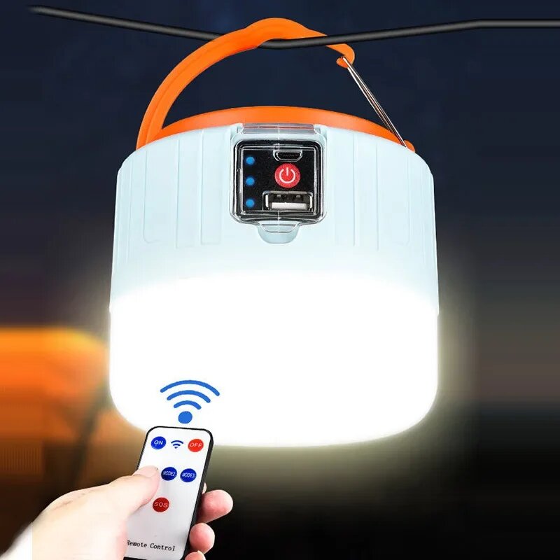 Светодиодный фонарь 280W, USB, Solar, 3 режима, 8-48Hrs, W509 Black