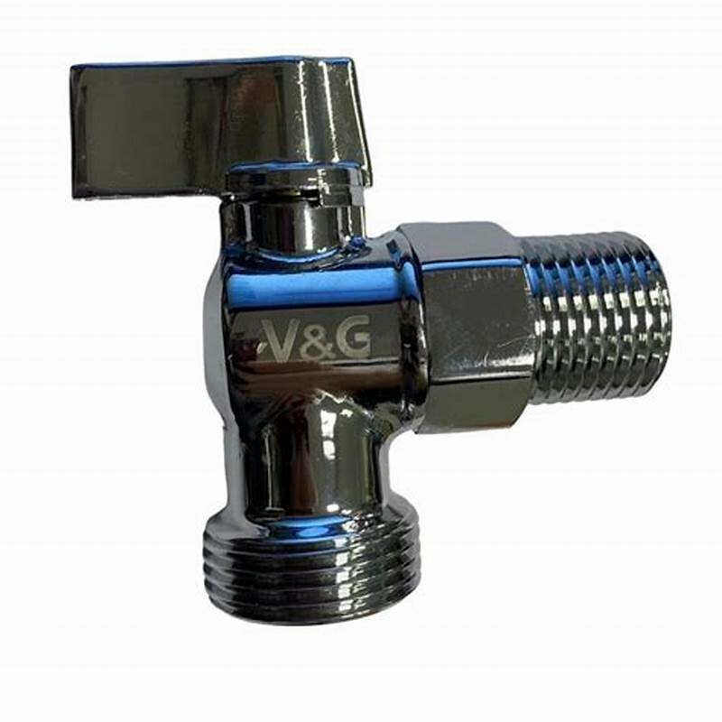 Кран шаровой для подключения сантехнических приборов V&G, 1/2" × 3/4"
