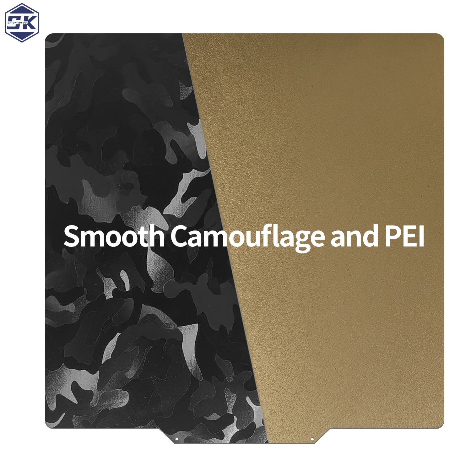 PEI подогреваемый стол 220x220 мм, Camouflage and PEI, Бежевый