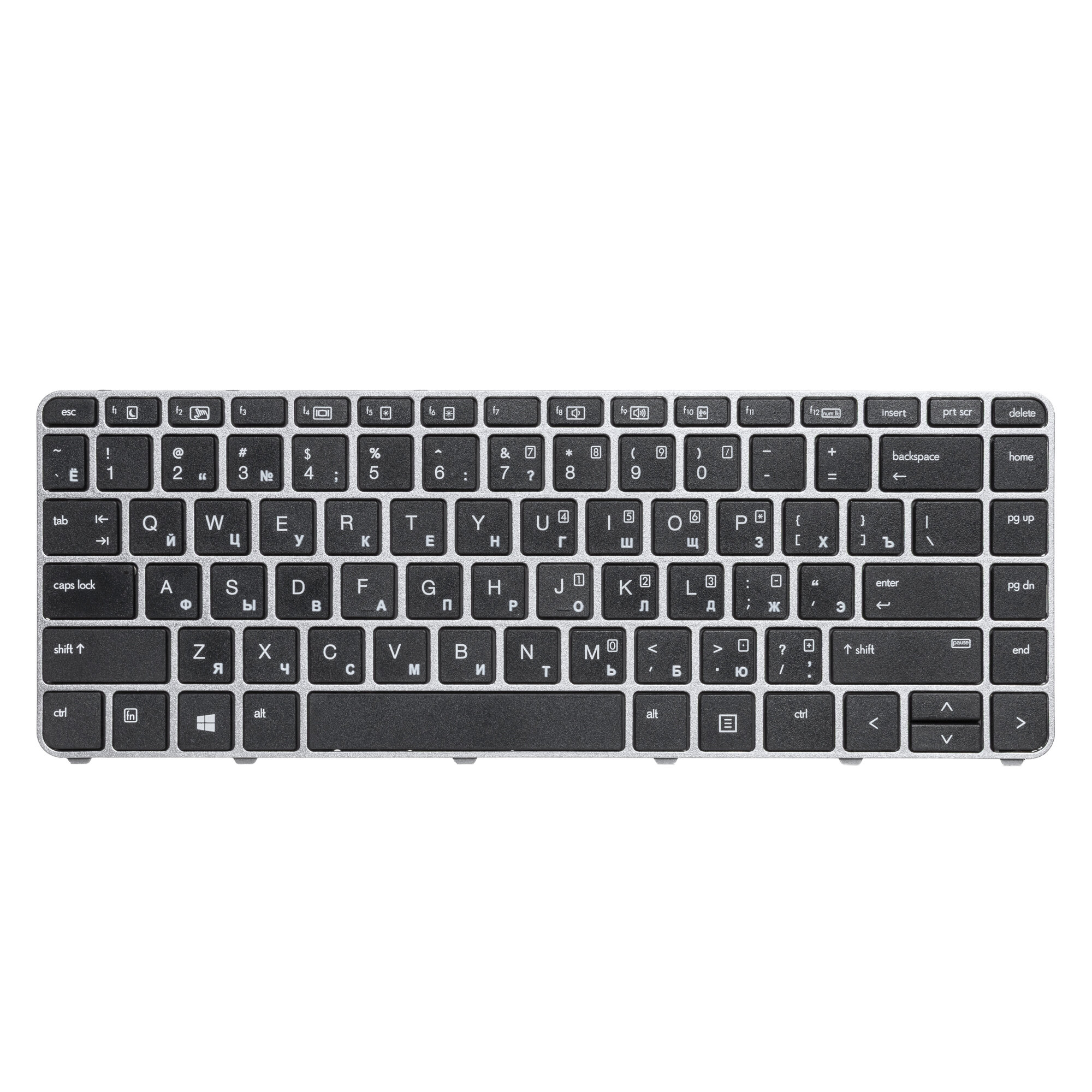 Клавиатура для ноутбука HP EliteBook 1040 G3 - черная