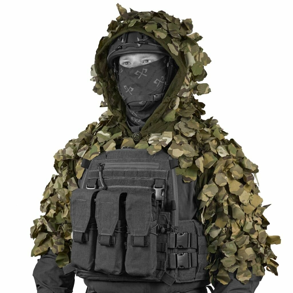Накидка маскировочная тактическая Мультикам S/M 42-48
