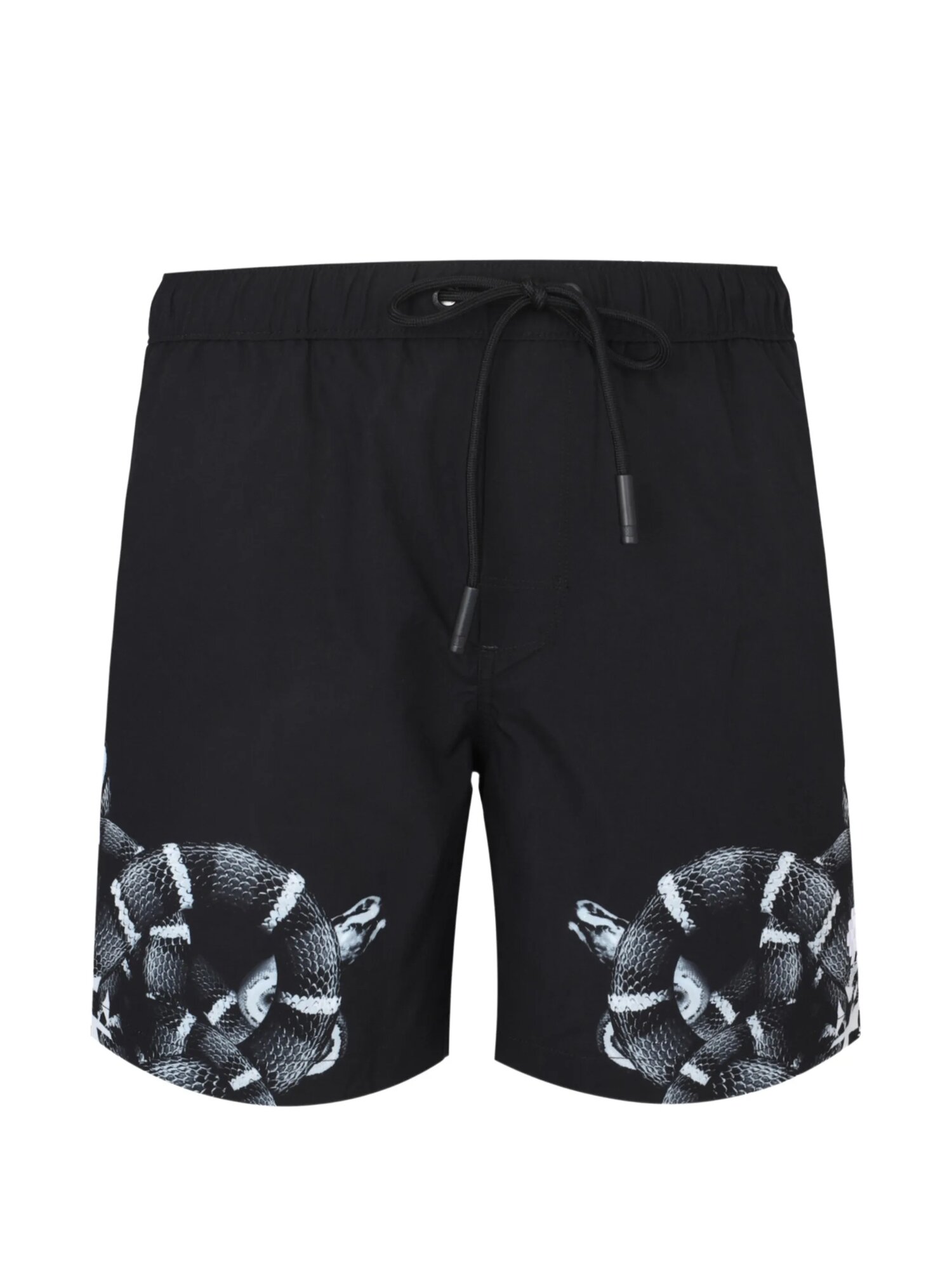 Шорты  Snake-print drawstring shorts, размер 48, black/black — фото 1