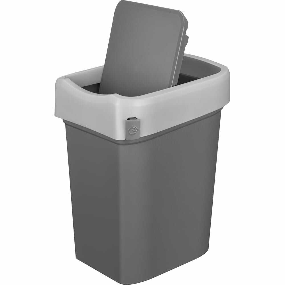 Ведро для мусора, контейнер для мусора Econova "SMART BIN" 50Л (Серый) 434258111 43425811195 — фото 1
