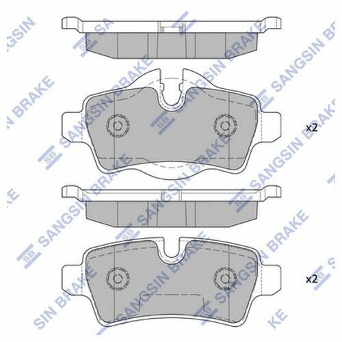 Колодки тормозные Hi-Q SP2246