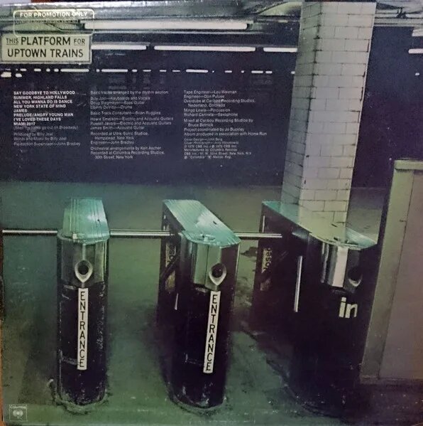 Billy Joel - Turnstiles EX- — фото 1